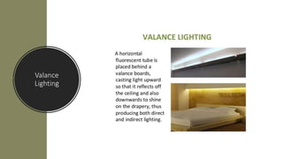 Types of lighting & lighting fixtures | PPTX