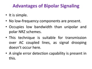 Types of line coding | PDF