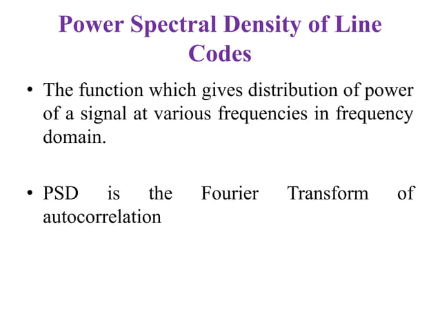 Types of line coding | PDF | Computer Networking | Computing