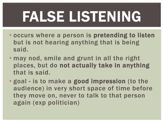 Types of listening | PPTX