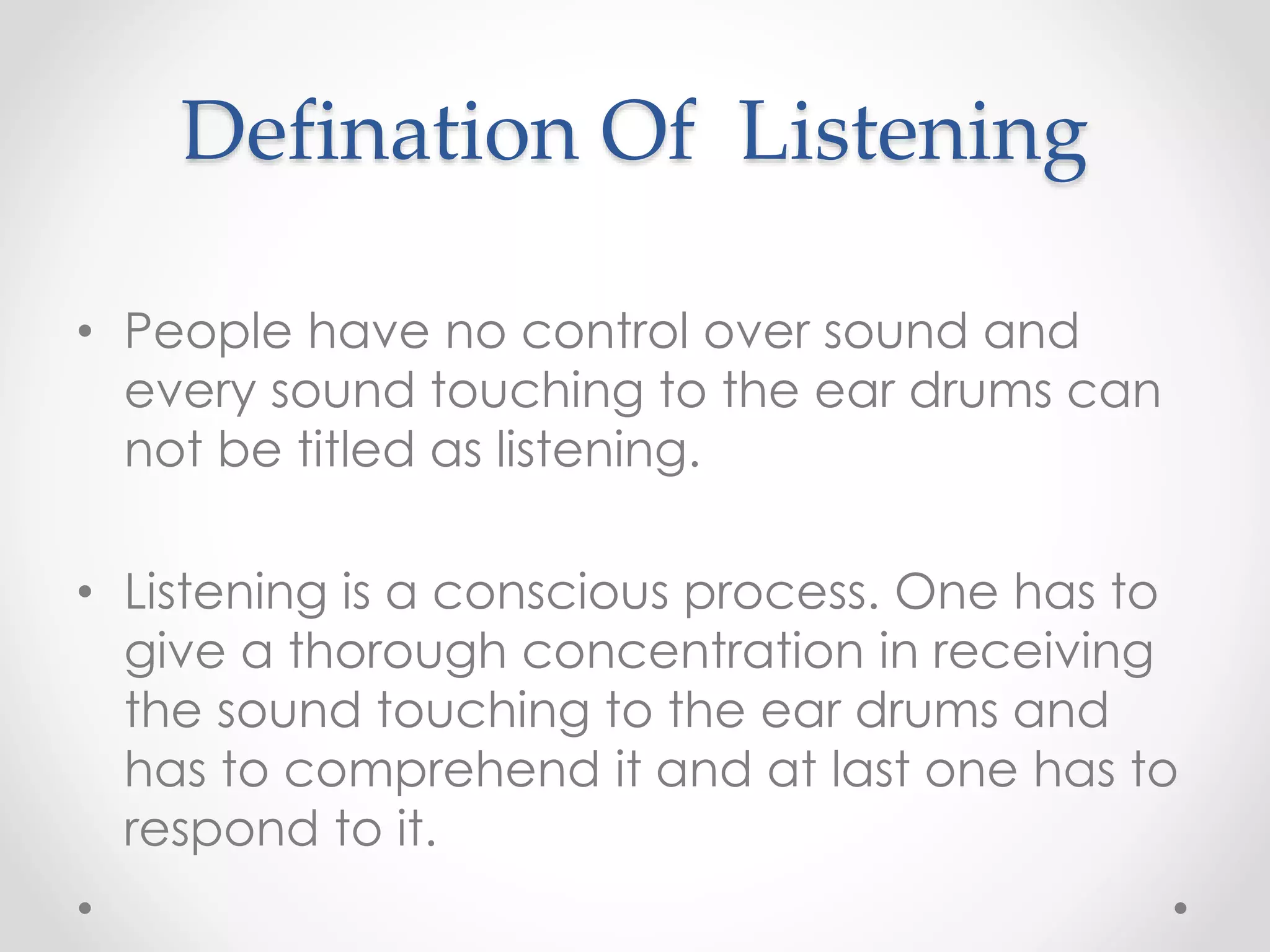 Types of listening | PPTX