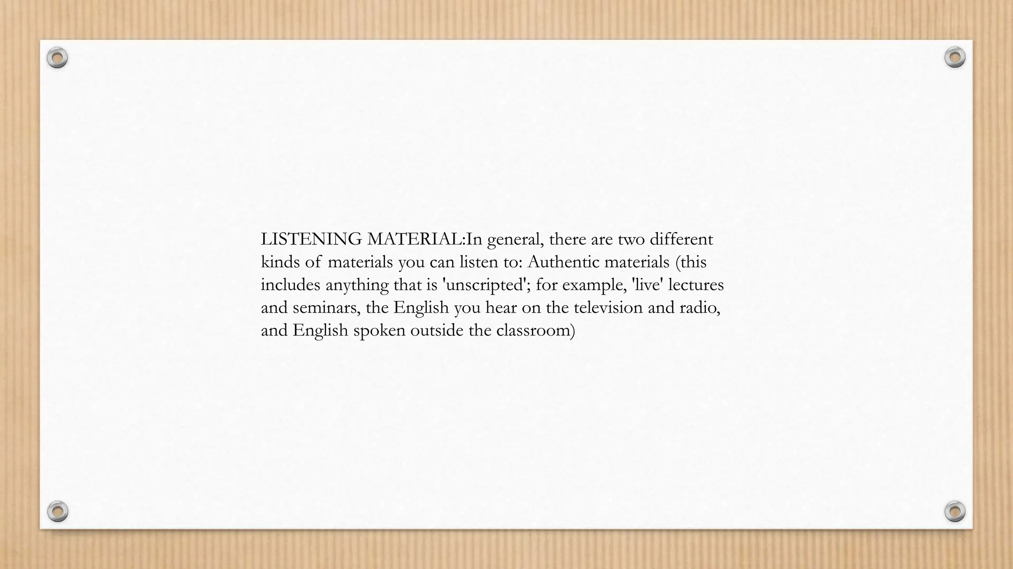 Types of listening Material by Fareed Agha.pptx