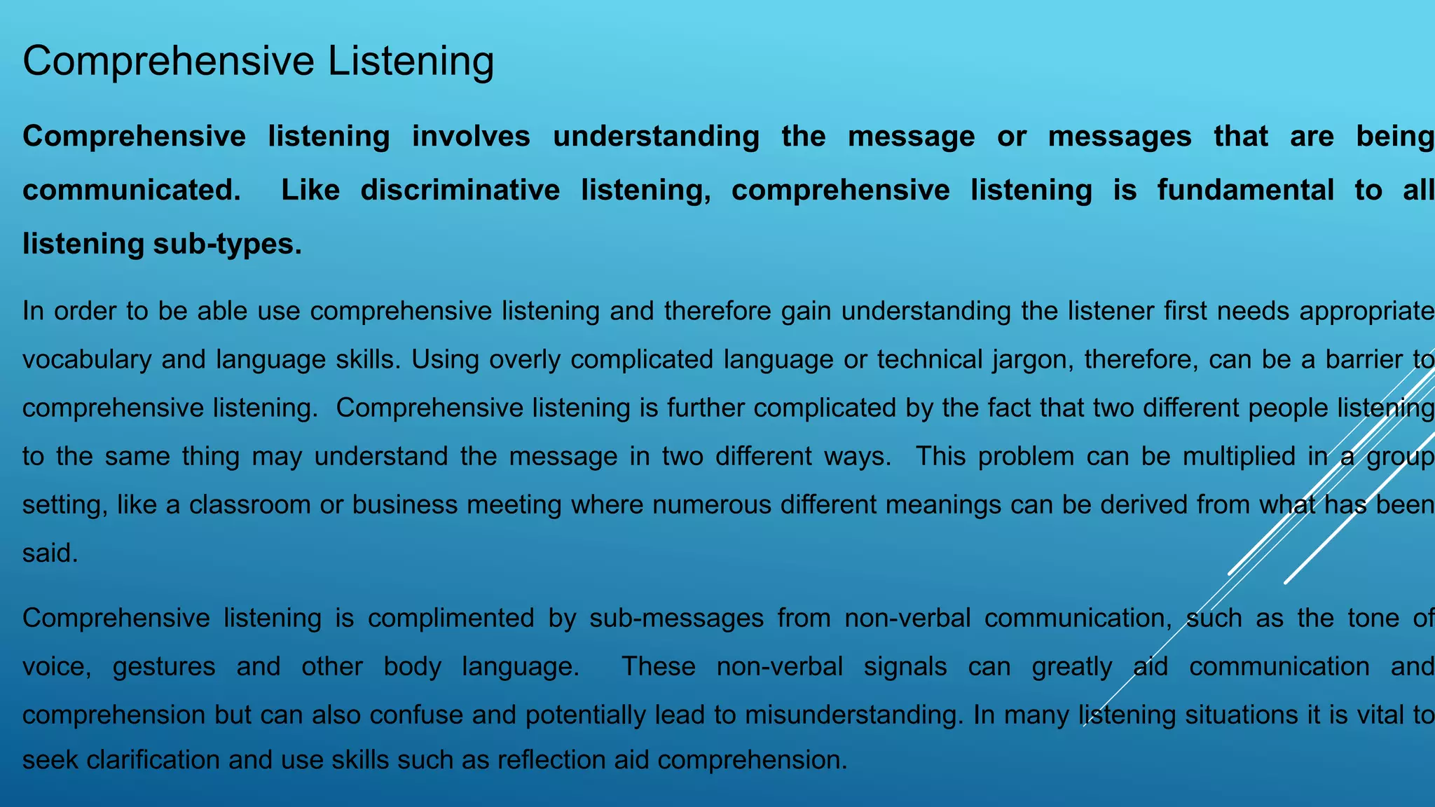 Types of listening skills | PPTX