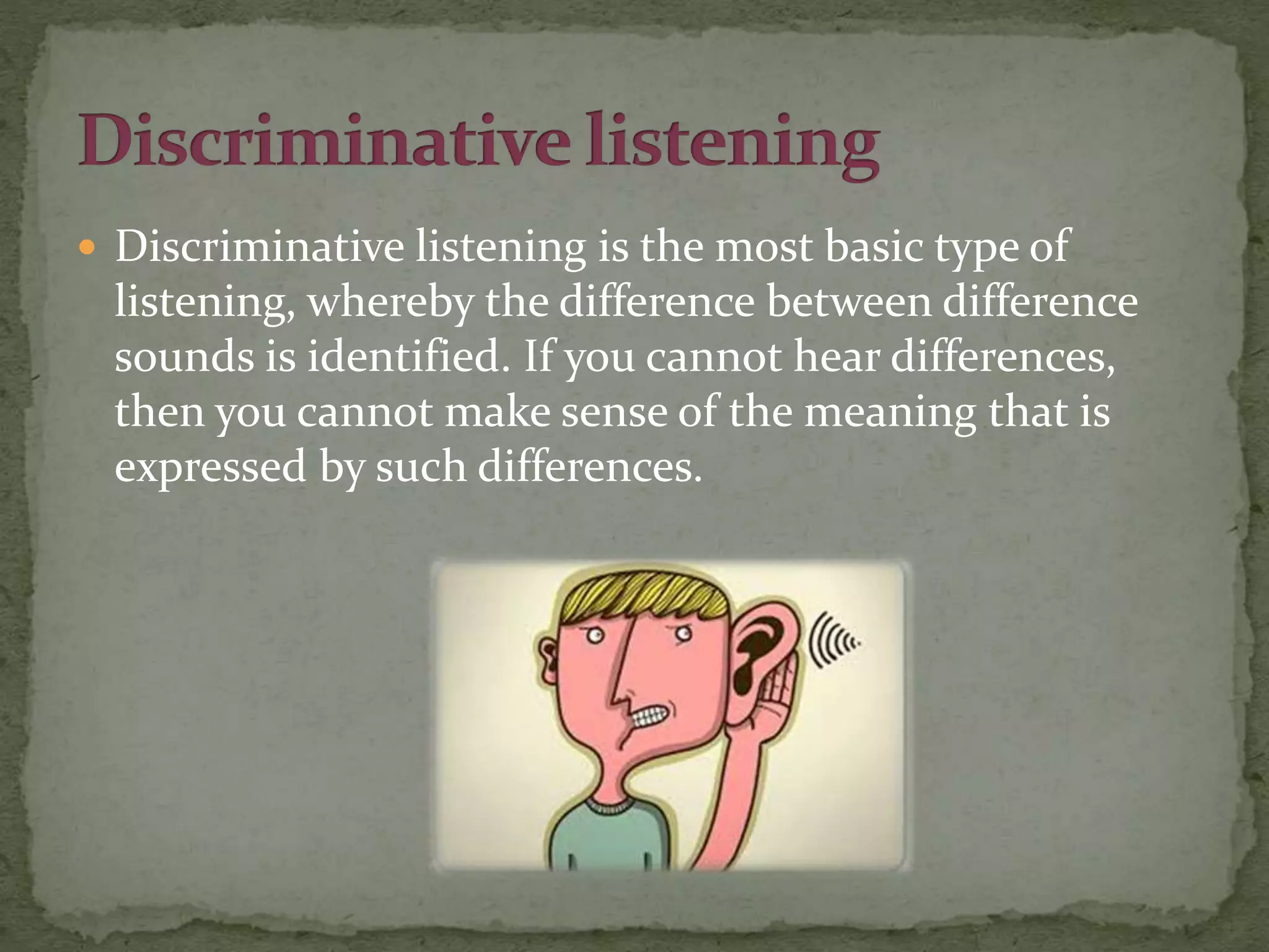 Types of listenng skills | PPTX