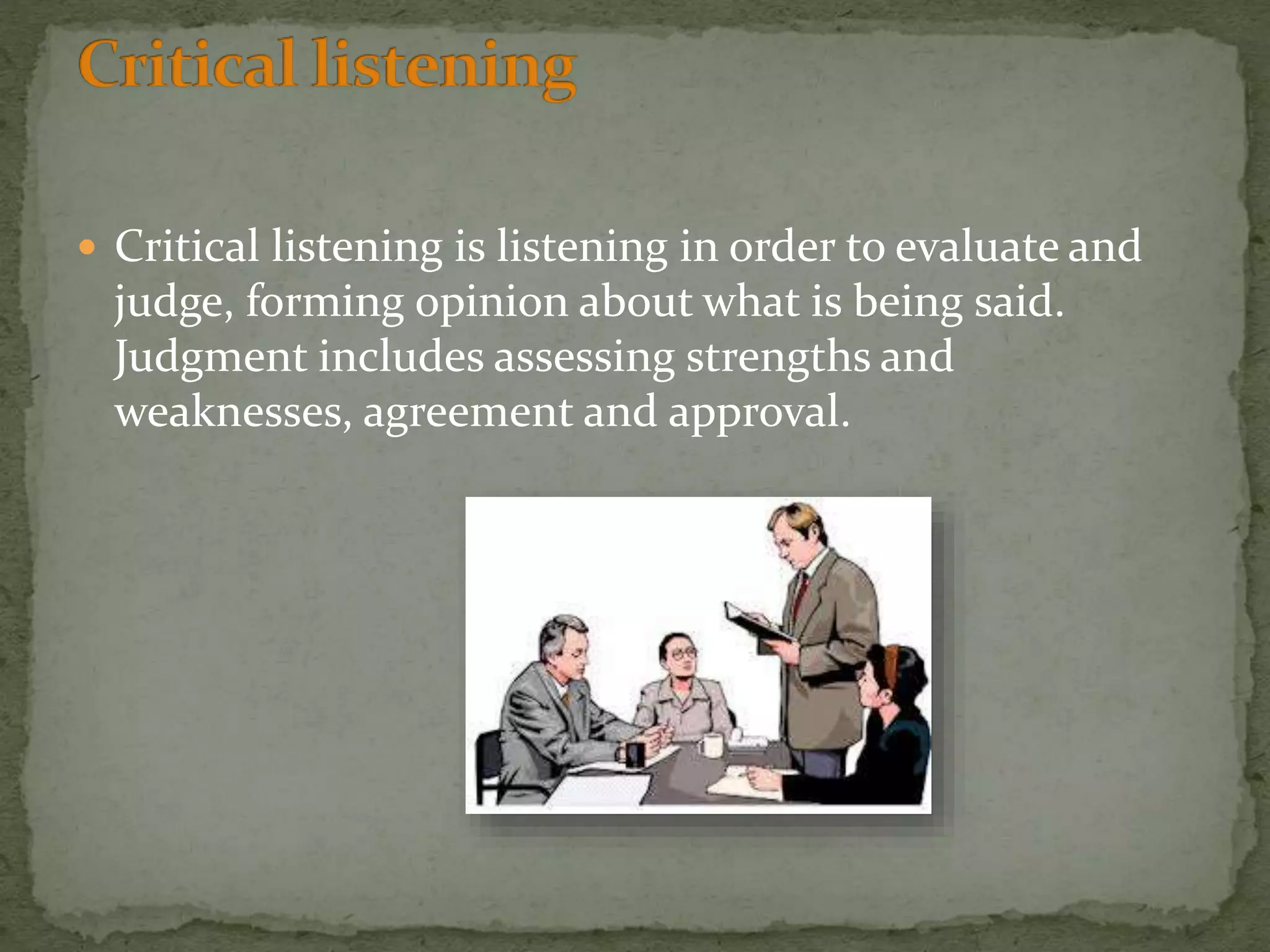 Types of listenng skills | PPTX