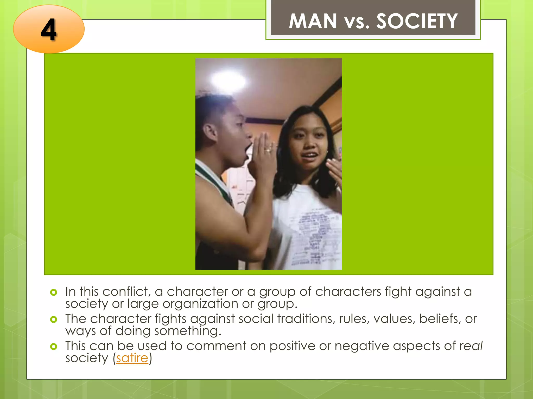 Types of literary conflict | PPT