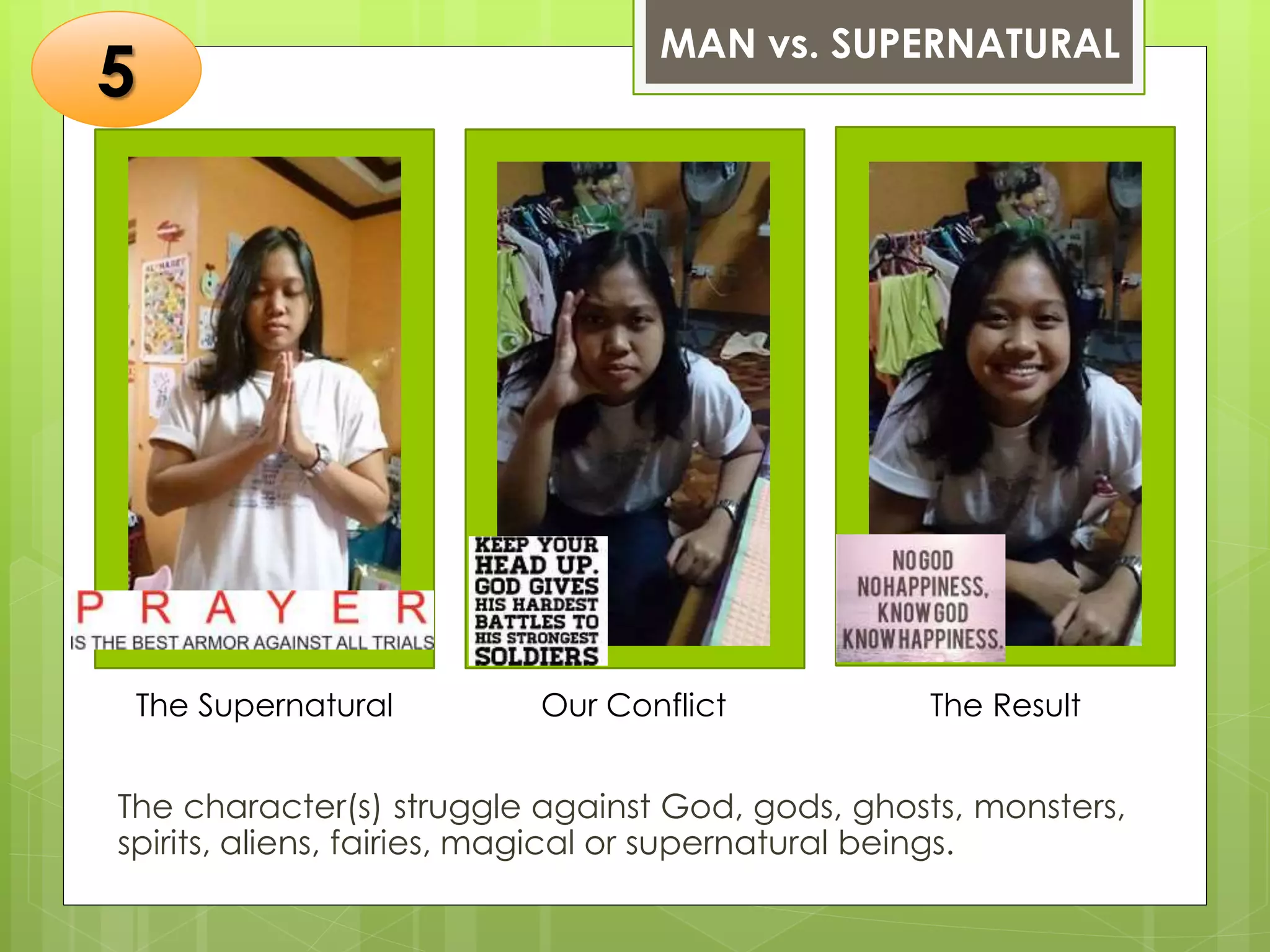 Types of literary conflict | PPT