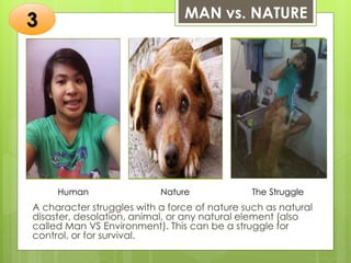 Types of literary conflict mary rose tan bsmt2c | PPT