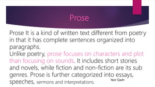 Types of literature | PPT
