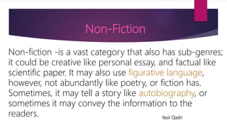 Types of literature | PPT