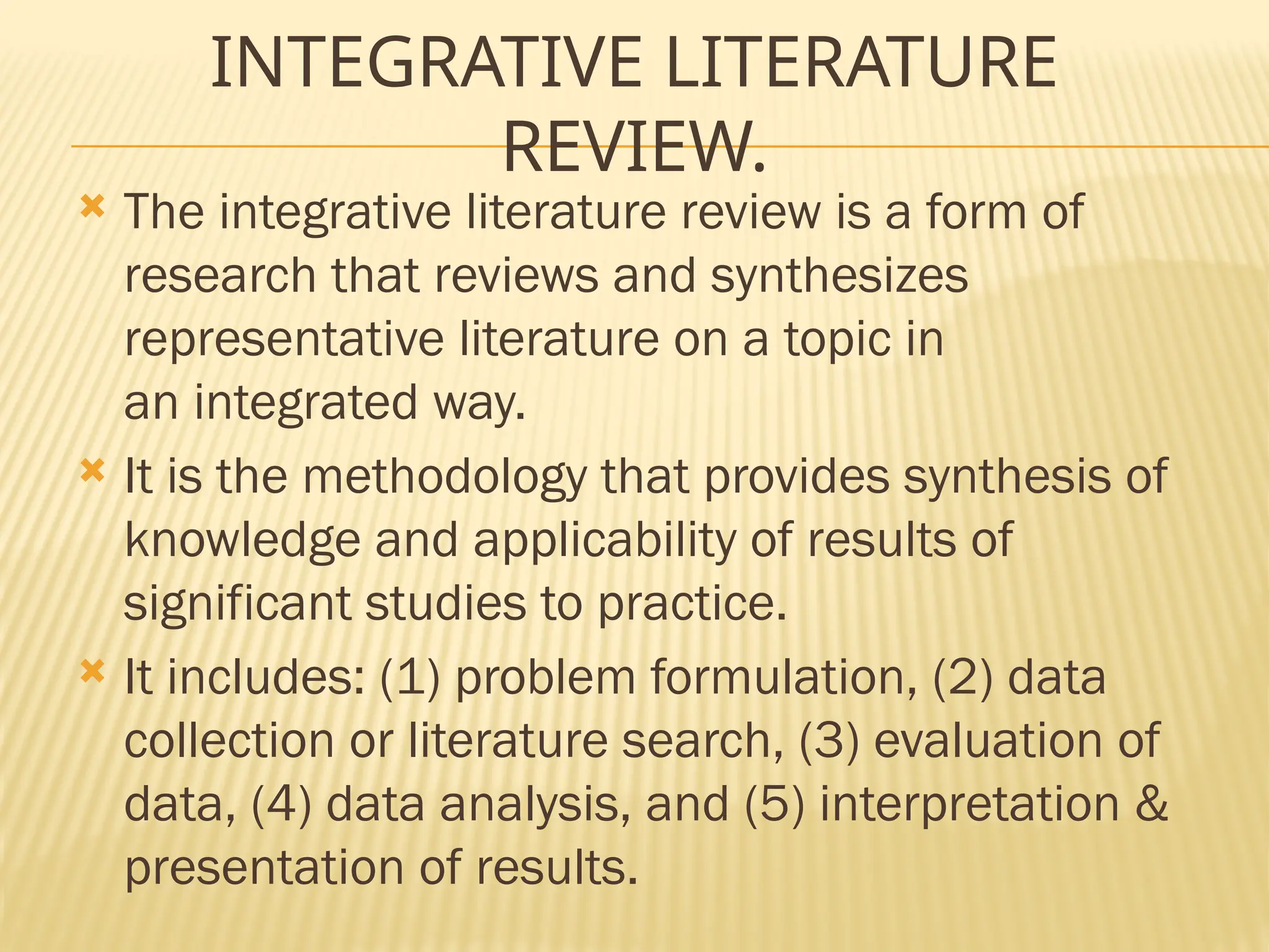 Types of literature review Types of literature review | PPTX