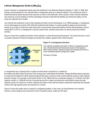 Types of lithium ion | PDF | Chemistry | Science