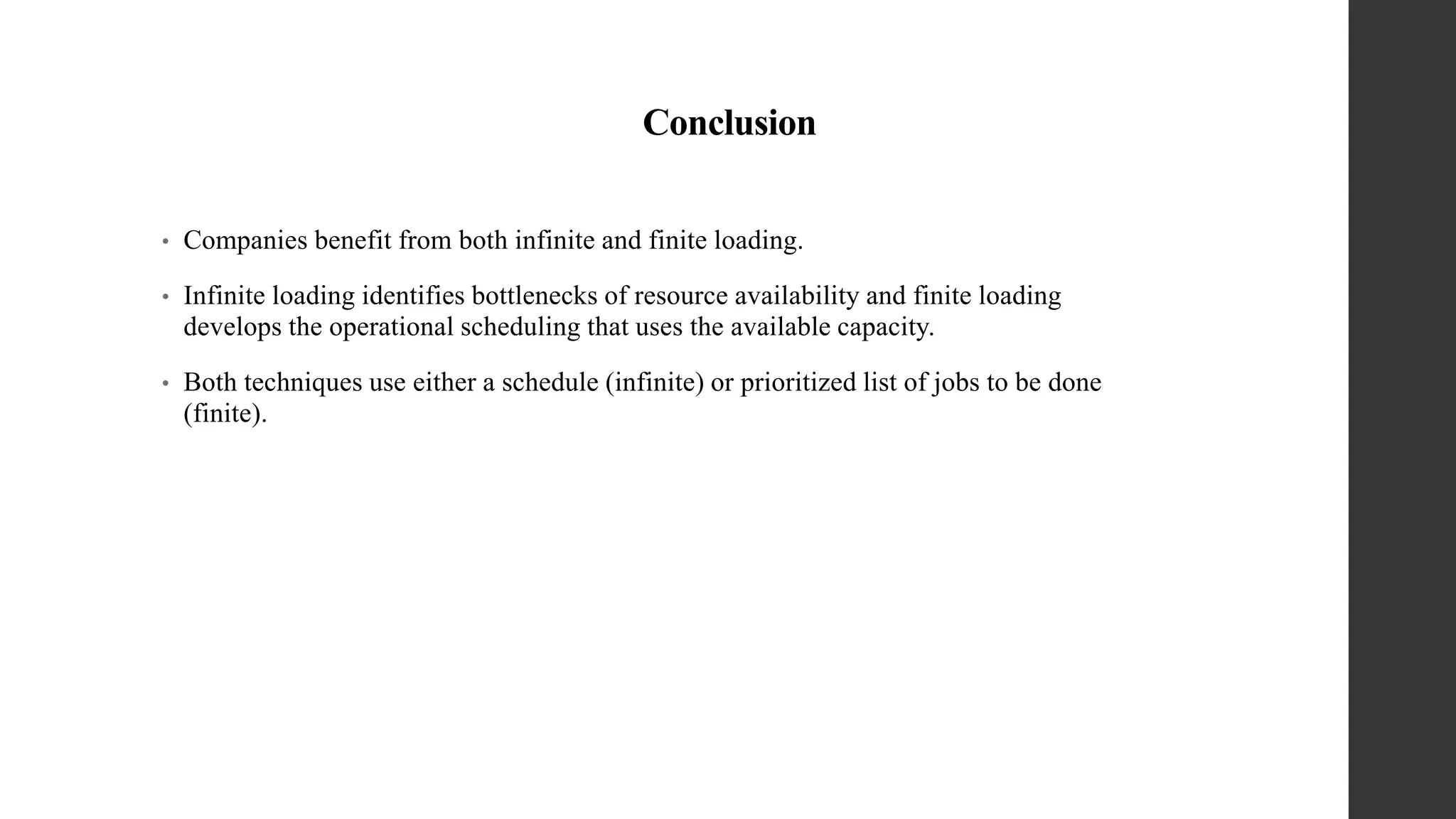 Types of loading, production & operations management | PPTX