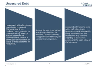 Types of Loans | PPTX