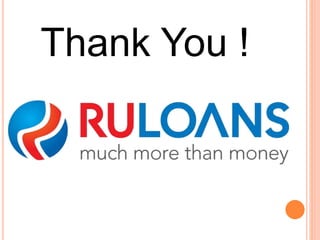 Types of loans - Ruloans | PPTX