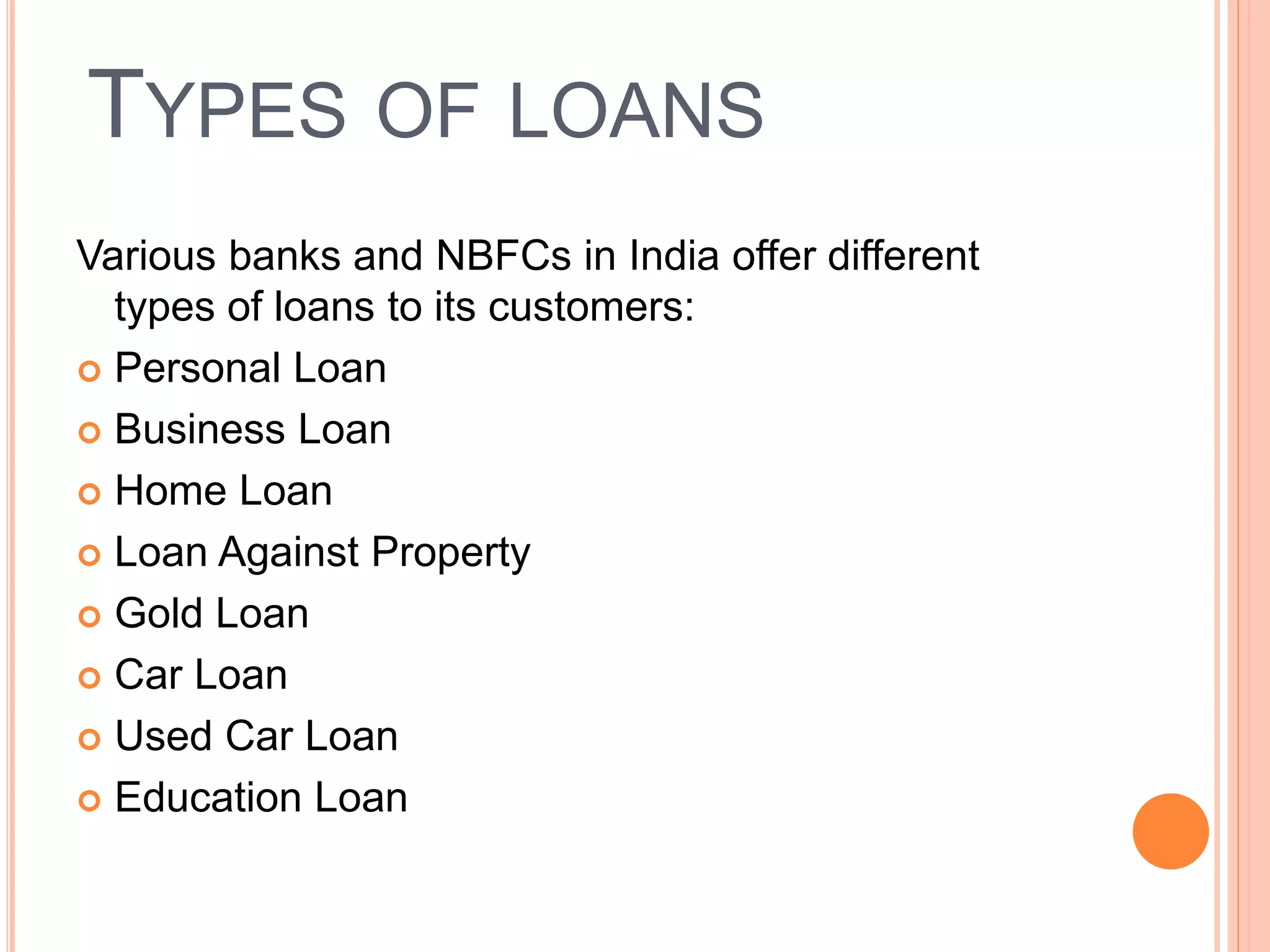Types of Loans - Ruloans | PPTX