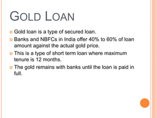 Types of Loans - Ruloans | PPTX