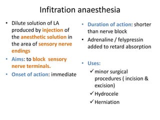 Types of local anasthetic | PPTX