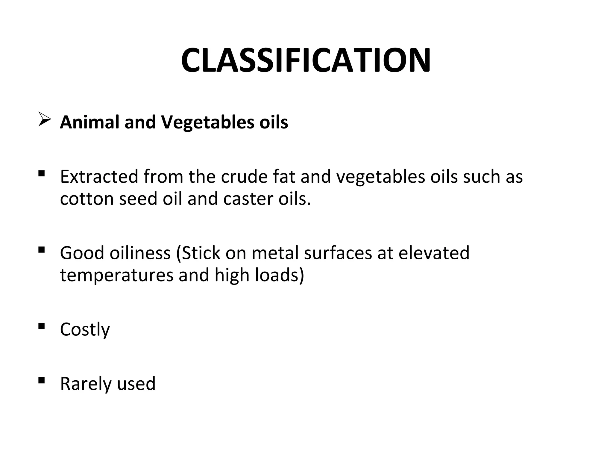 Types of lubricants | PPT