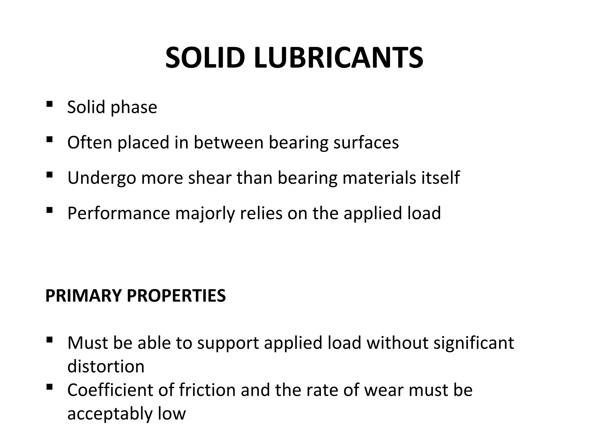 Types of lubricants | PPT
