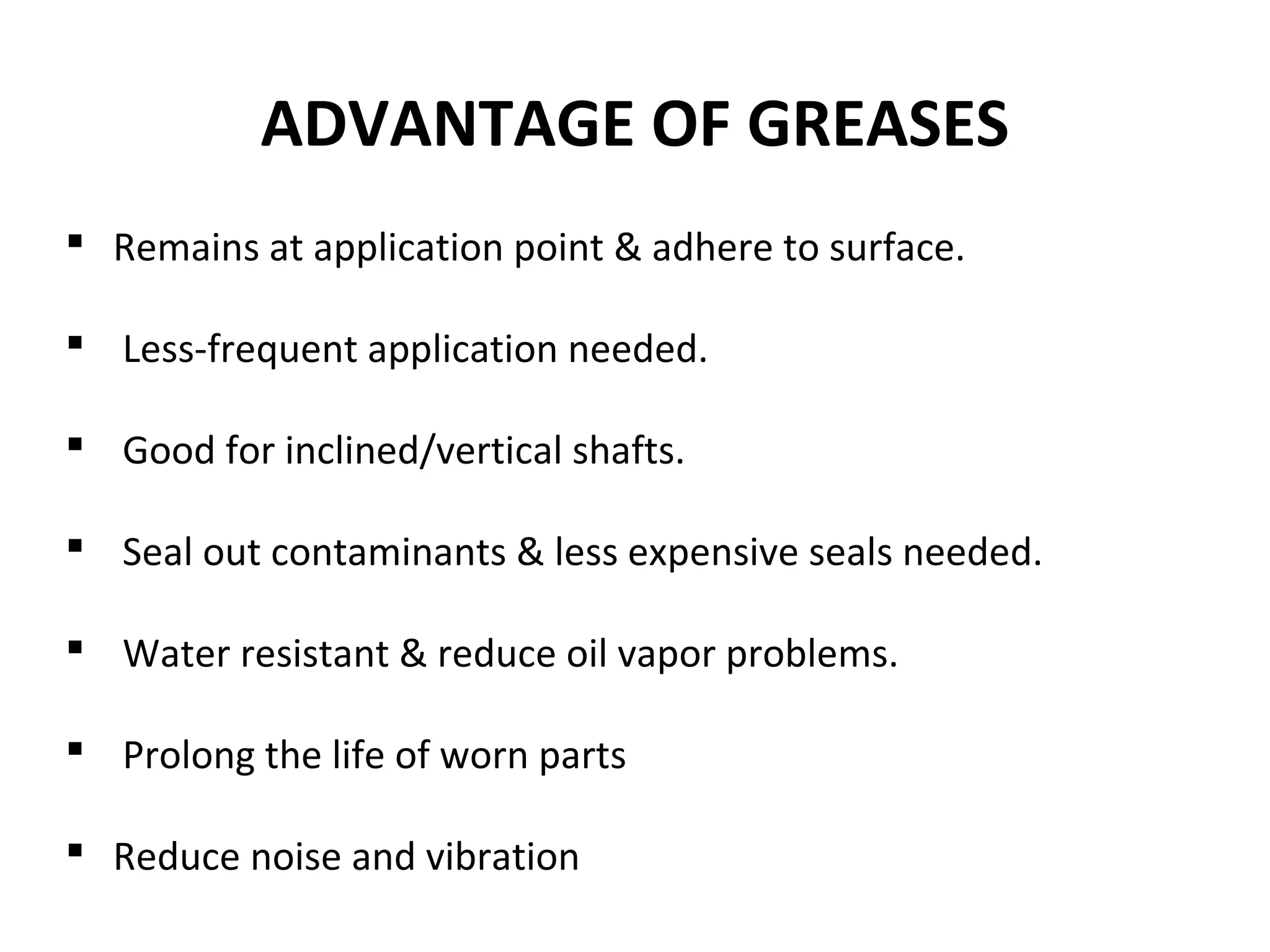 Types of lubricants | PPT