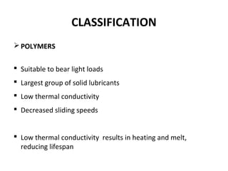 Types of lubricants | PPT