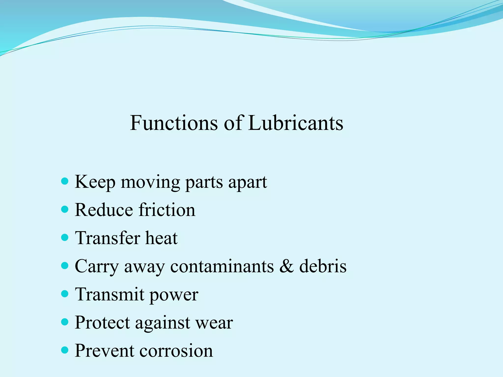 Types of lubricants | PDF