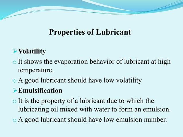 Types of lubricants | PDF | Chemistry | Science