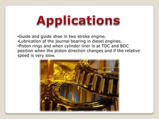 Types of Lubrication Used in I.C. Engines | PPTX