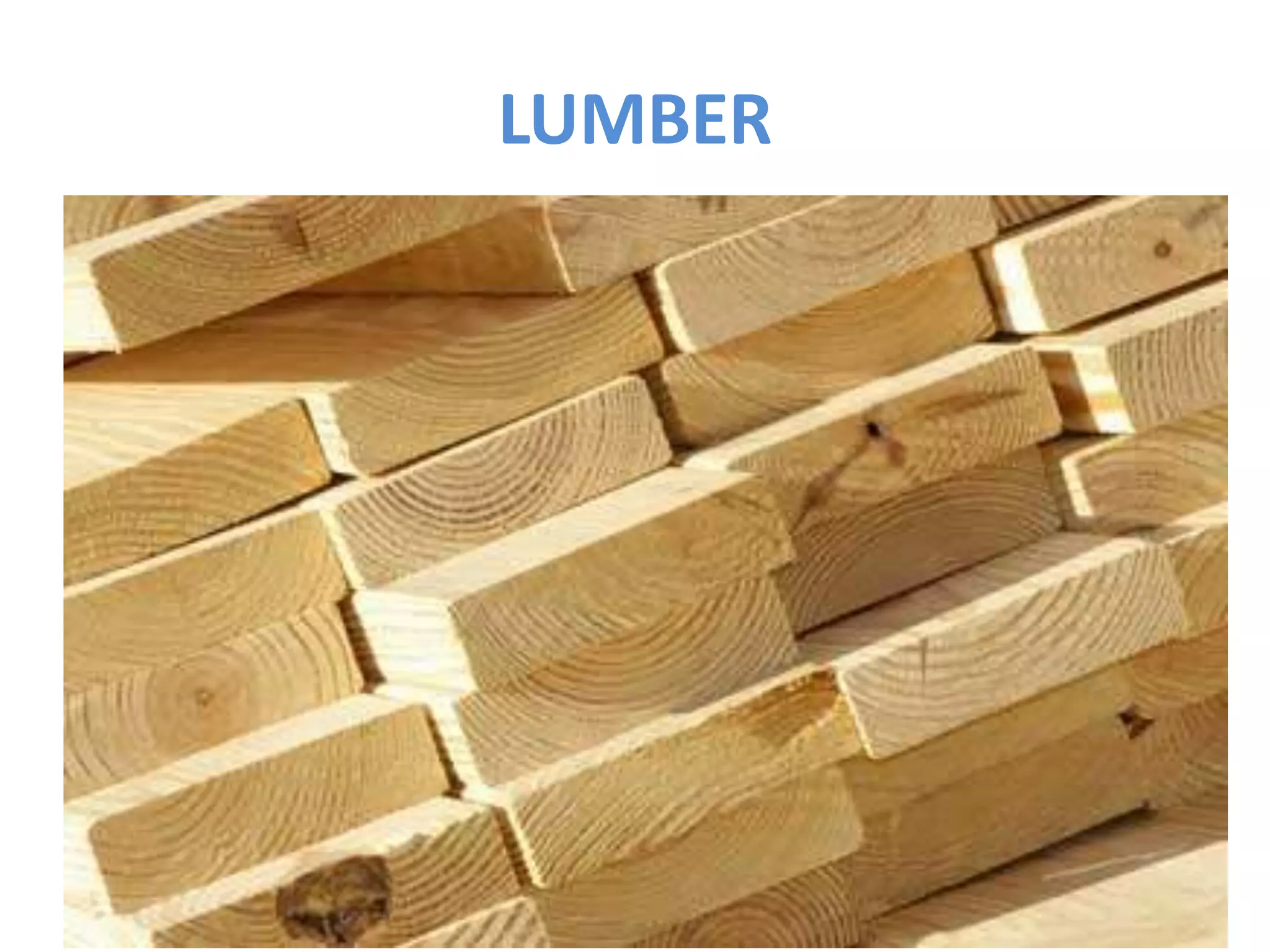 Types of lumber presentation | PPTX