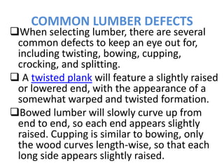 Types of lumber presentation | PPTX