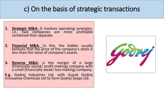 Types of mergers and acquisitions | PPTX
