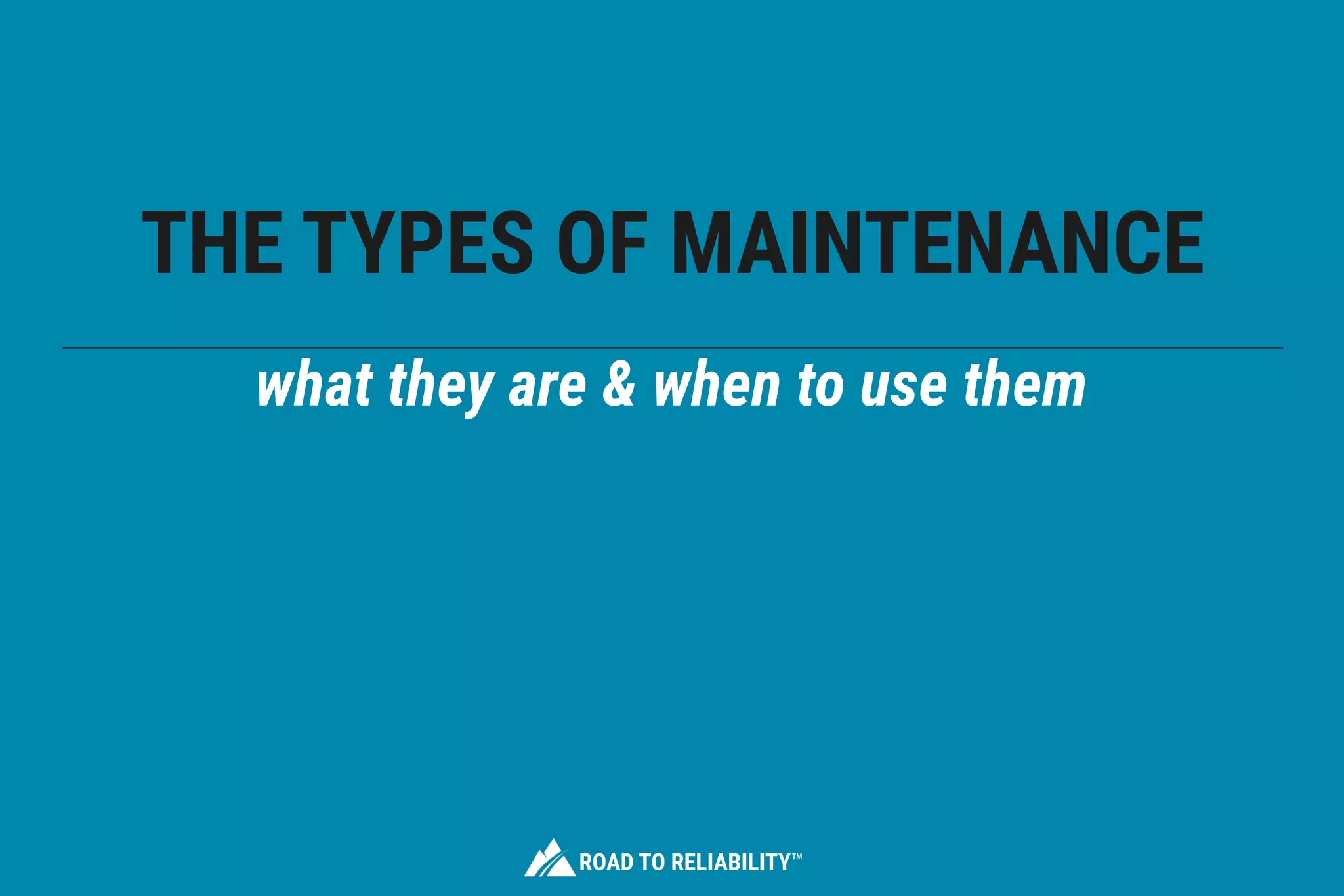 Types of Maintenance | PDF