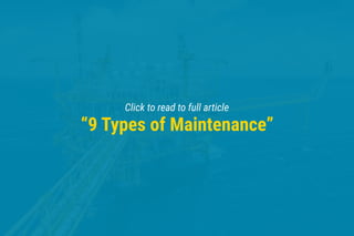 Types of Maintenance | PDF