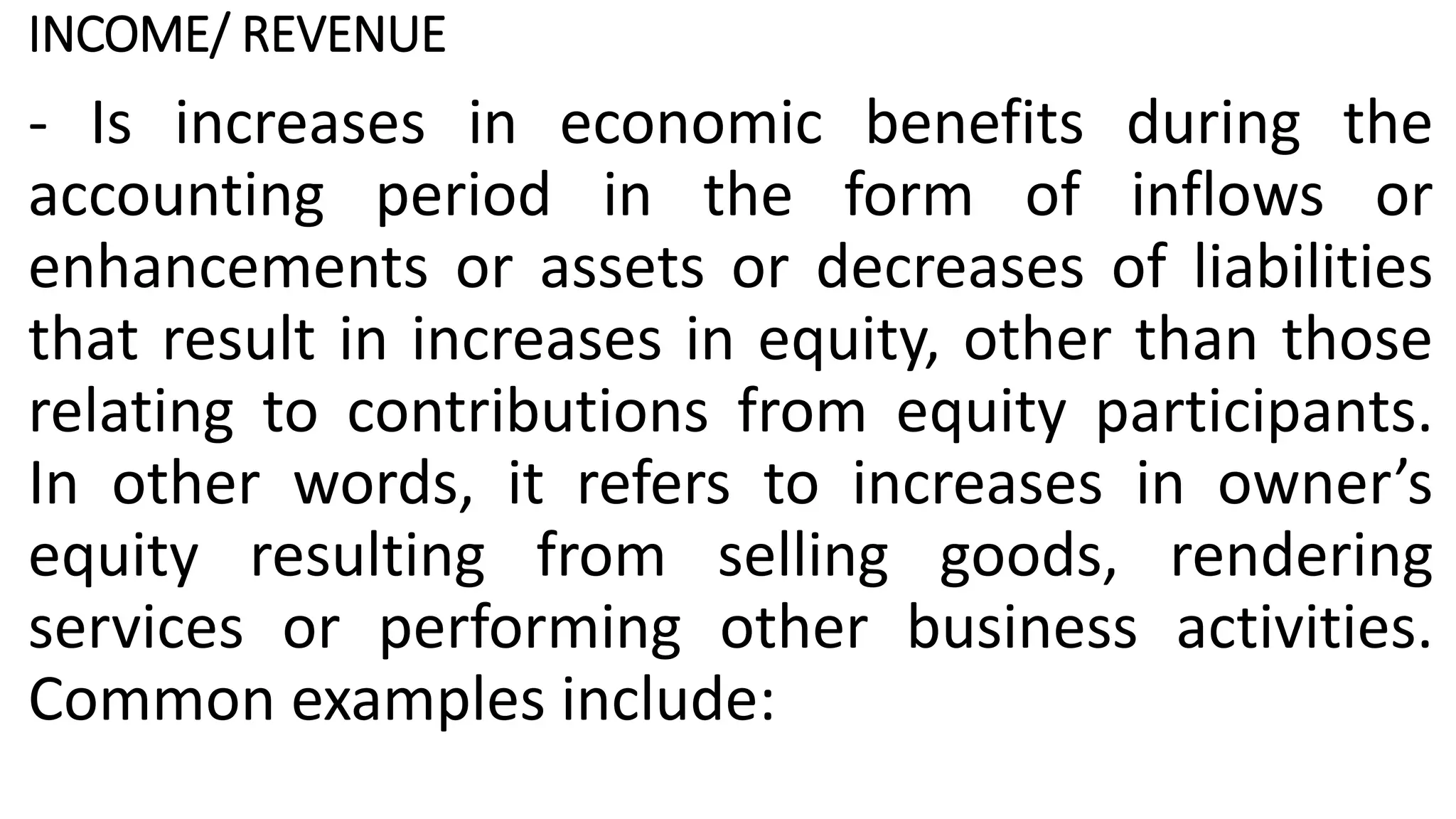 Types of major accounts | PPTX