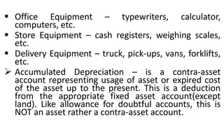 Types of major accounts | PPTX | Business Accounting & Finance | Business