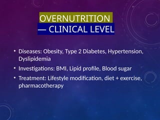 Types of Malnutrition and it's importance | PPTX