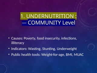 Types of Malnutrition and it's importance | PPTX