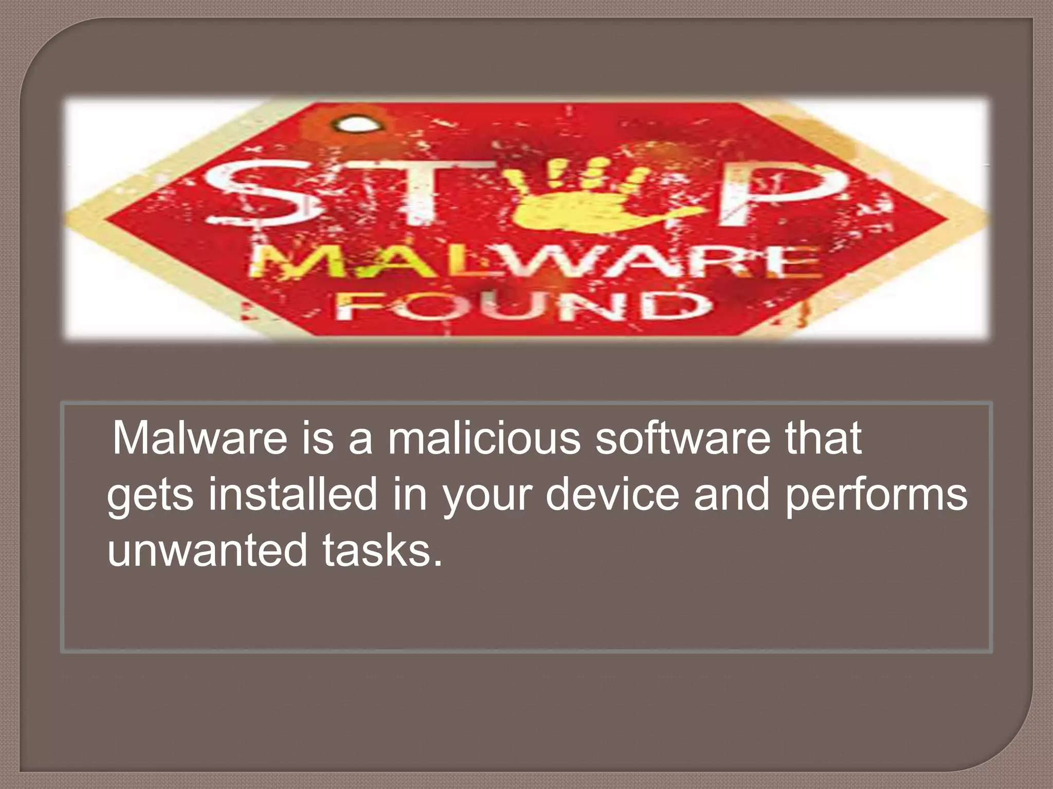 Types of malware | PPTX