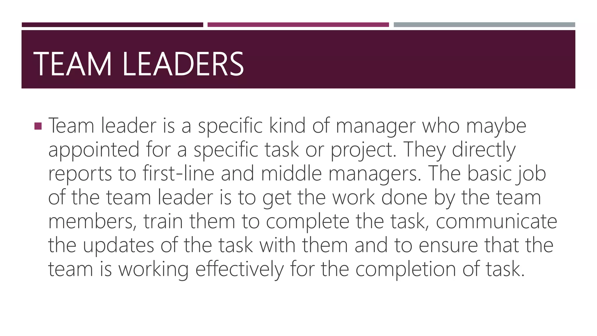 Types of Managers | PPTX