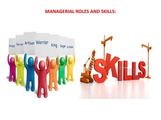 Types of managers, mangerial roles and skills 18 19 | PDF