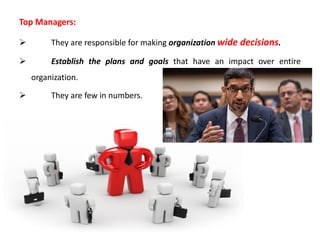 Types of managers, mangerial roles and skills 18 19 | PDF