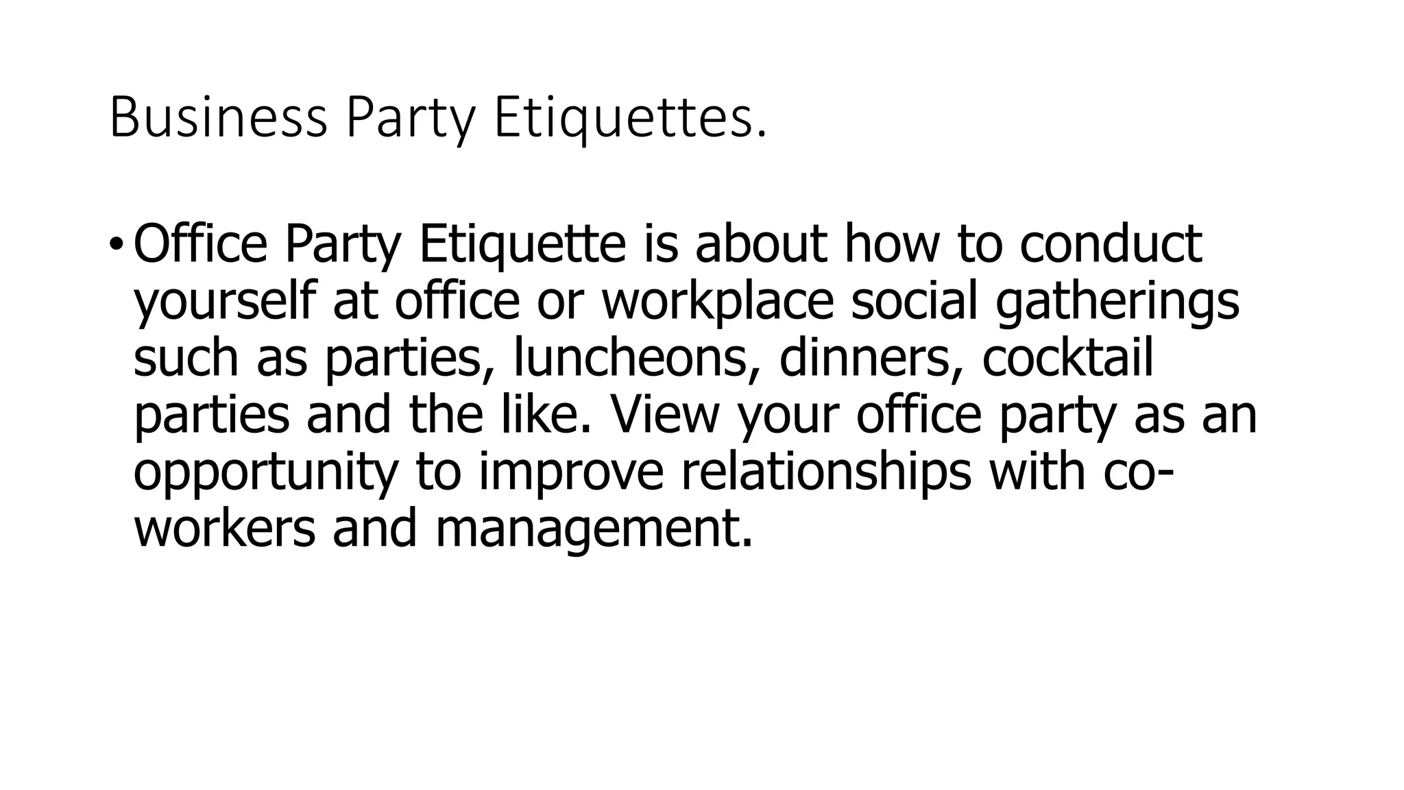 Types of manners and ettiqutes | PPTX