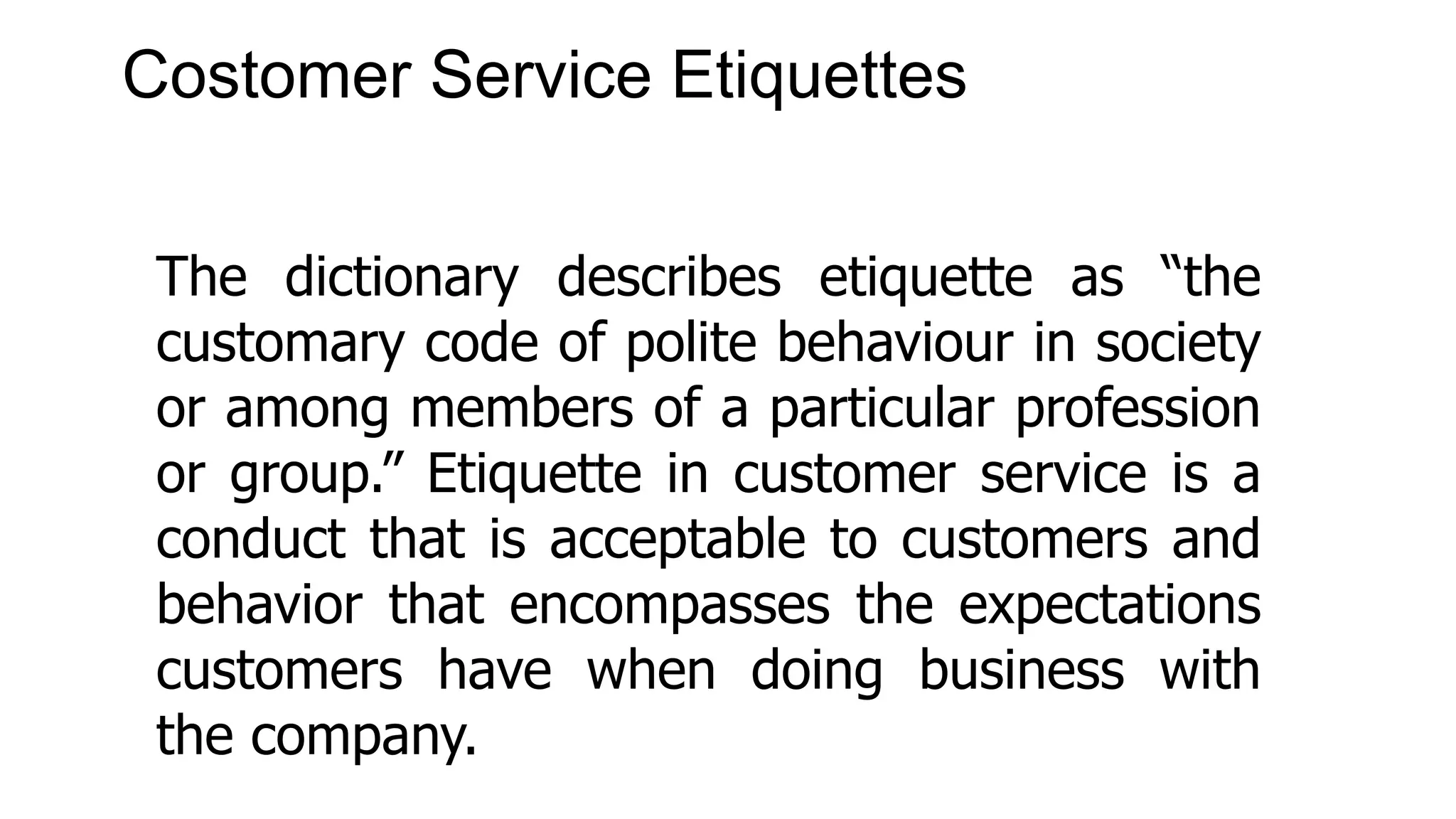 Types of manners and ettiqutes | PPTX