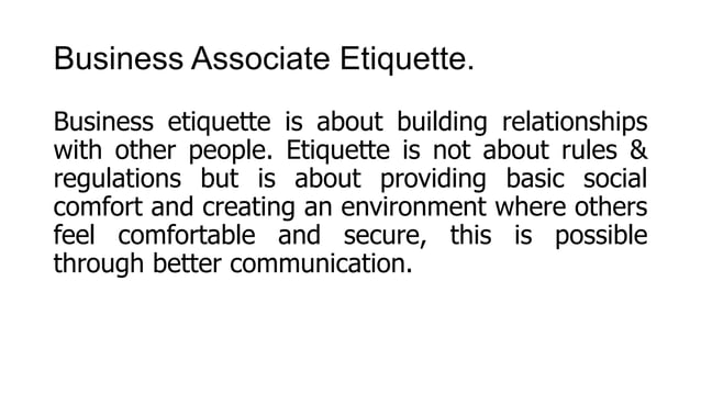 Types of manners and ettiqutes | PPTX