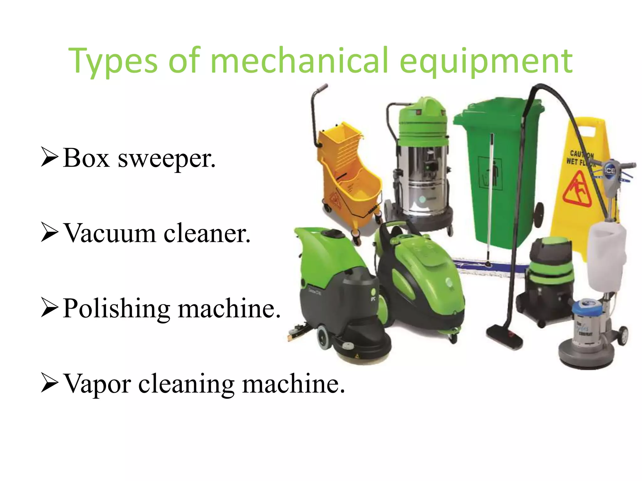 Types of manual and mechanical equipment used in | PPTX