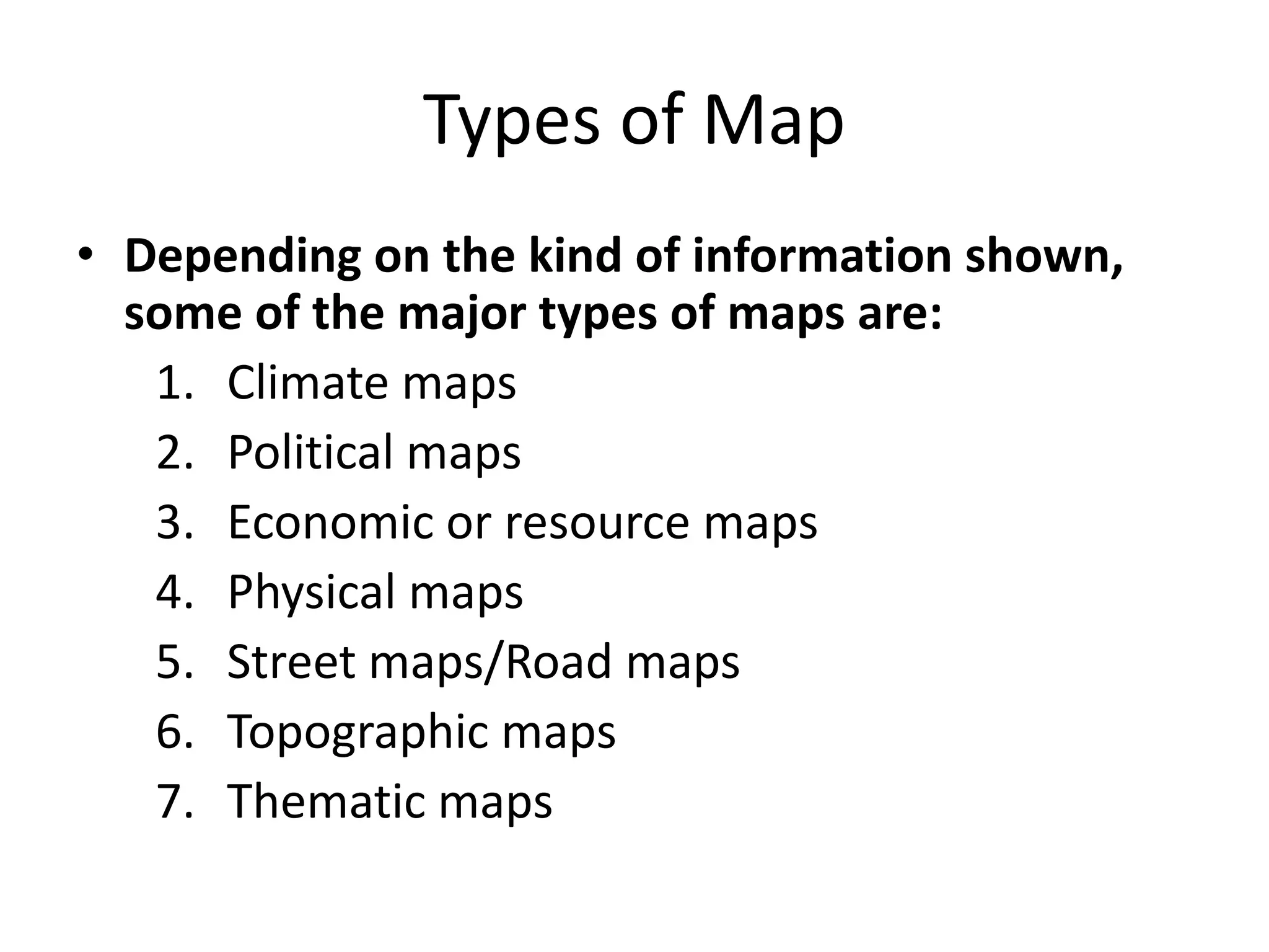Types of map | PPTX
