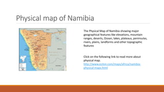 Types of maps#Namibia | PPT