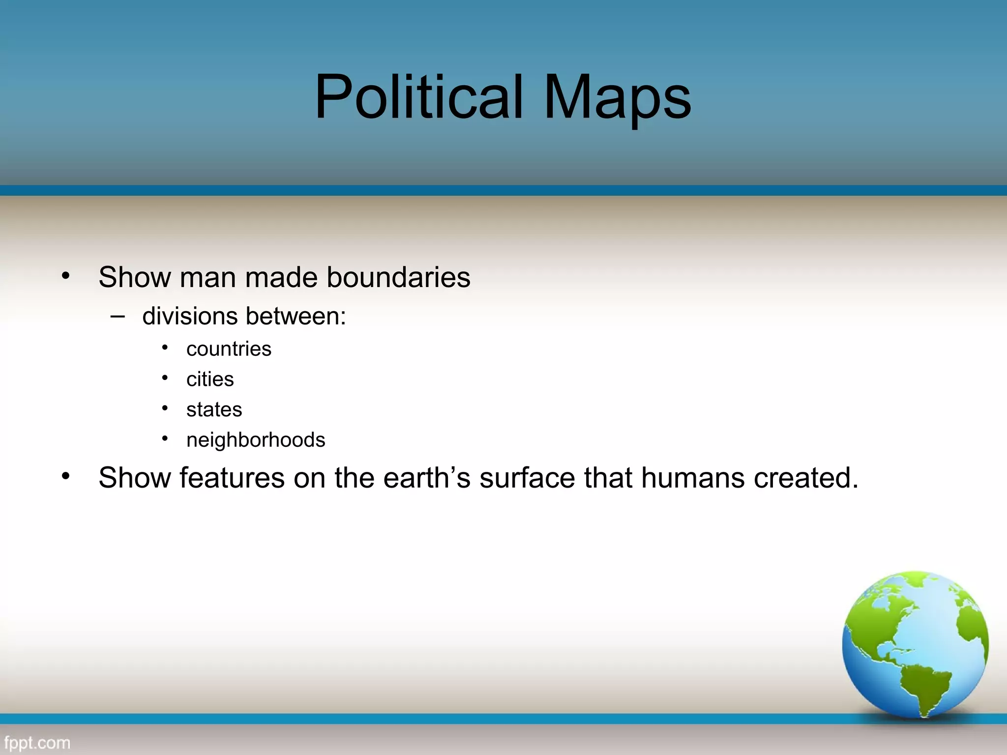 Types of maps | PPT