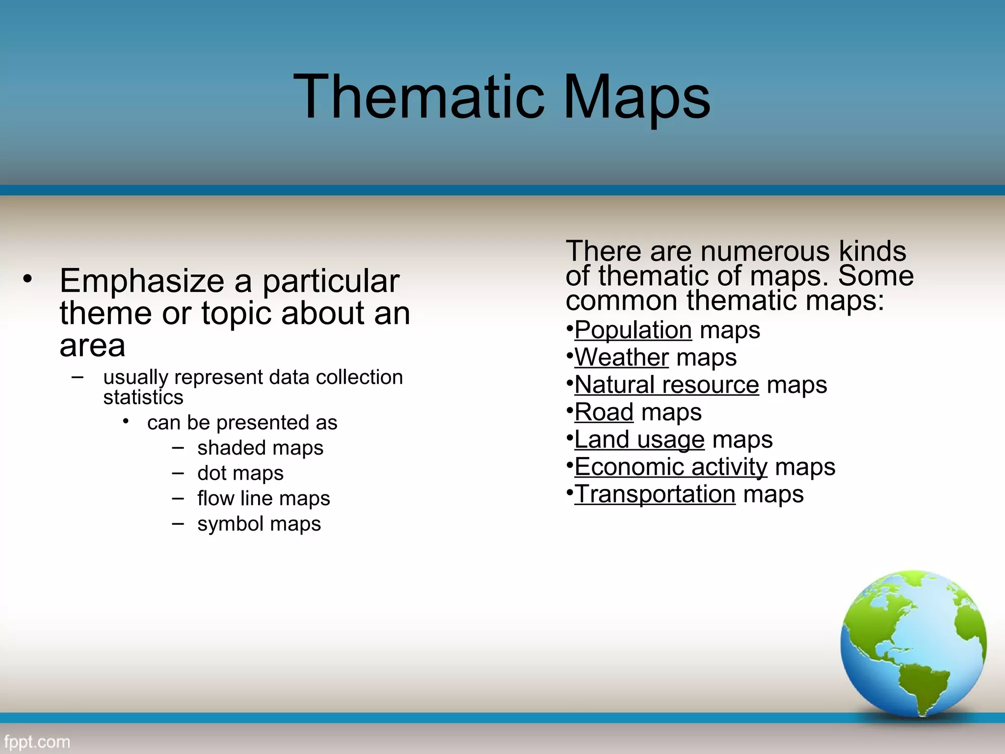 Types of maps | PPT